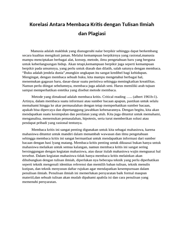 Essai Indo 1 (M.raja Shafa Aulia Jalal) | PDF