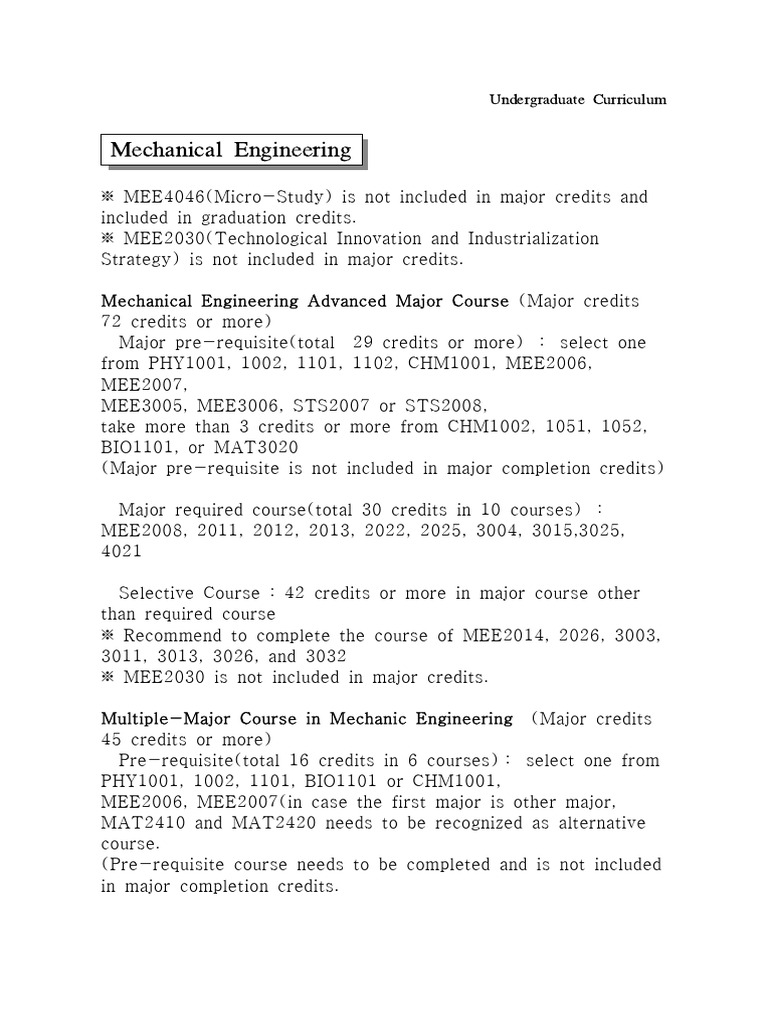 Mechanical Engineering | PDF