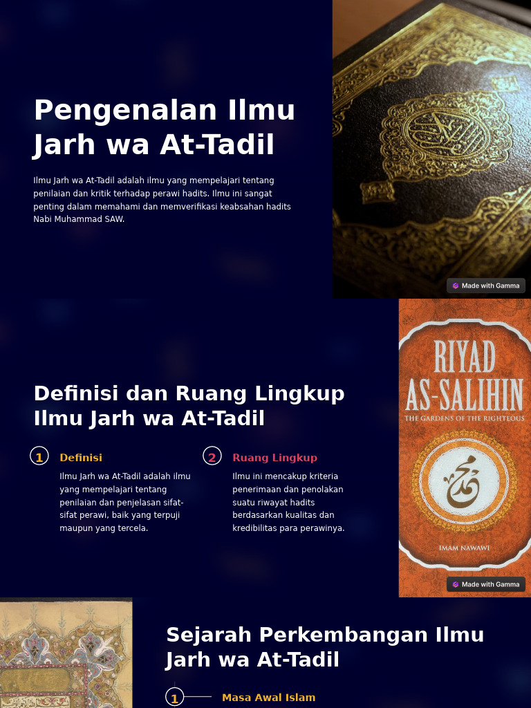 Pengenalan Ilmu Jarh Wa at Tadil | PDF