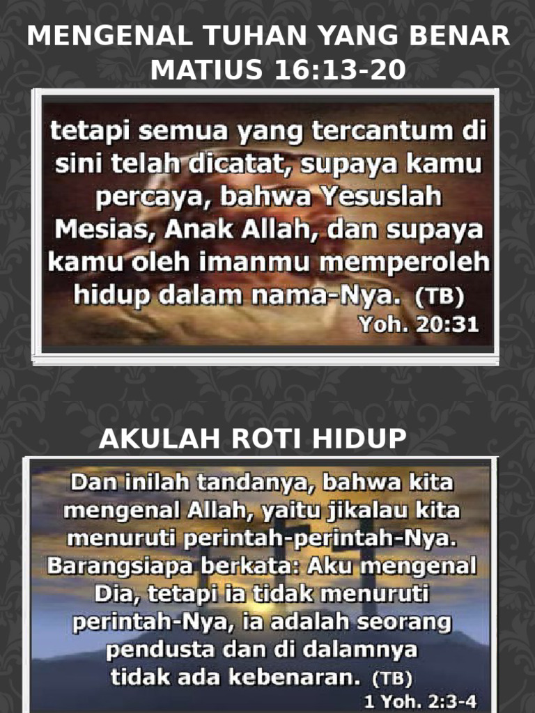 Mengenal Tuhan | PDF