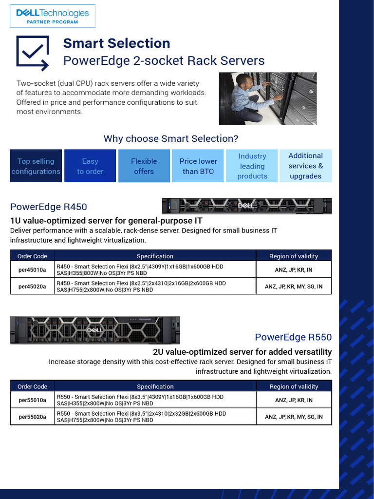 Smart Selection 2s Racks Partner Intel | PDF