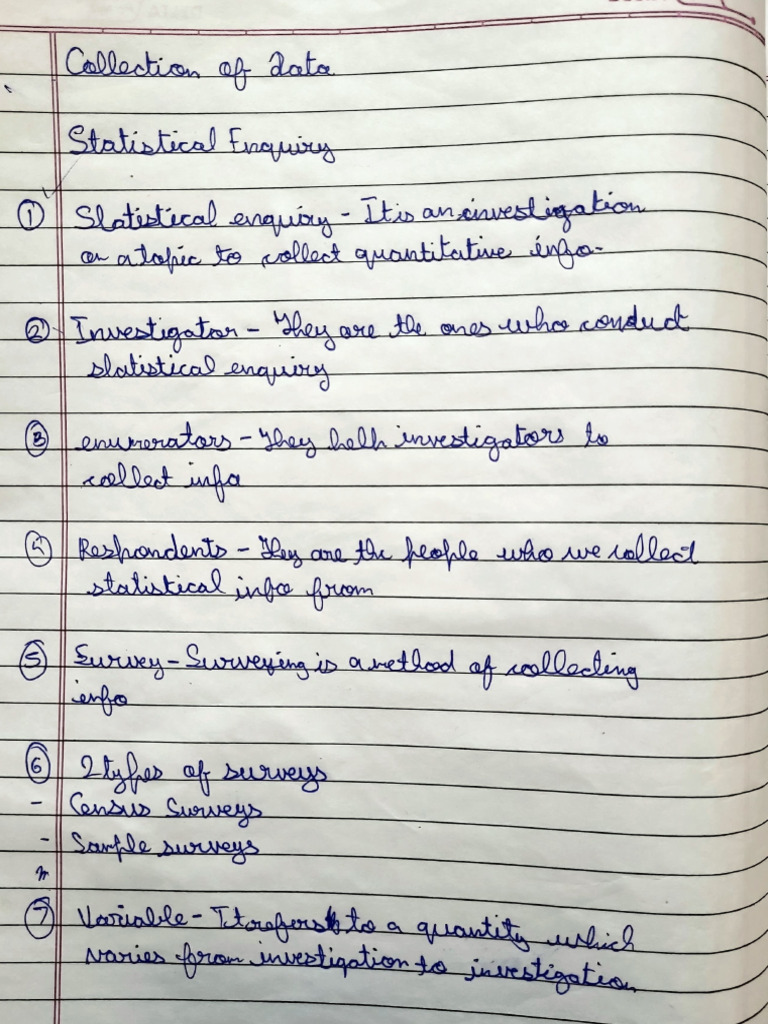 Collection of data | PDF