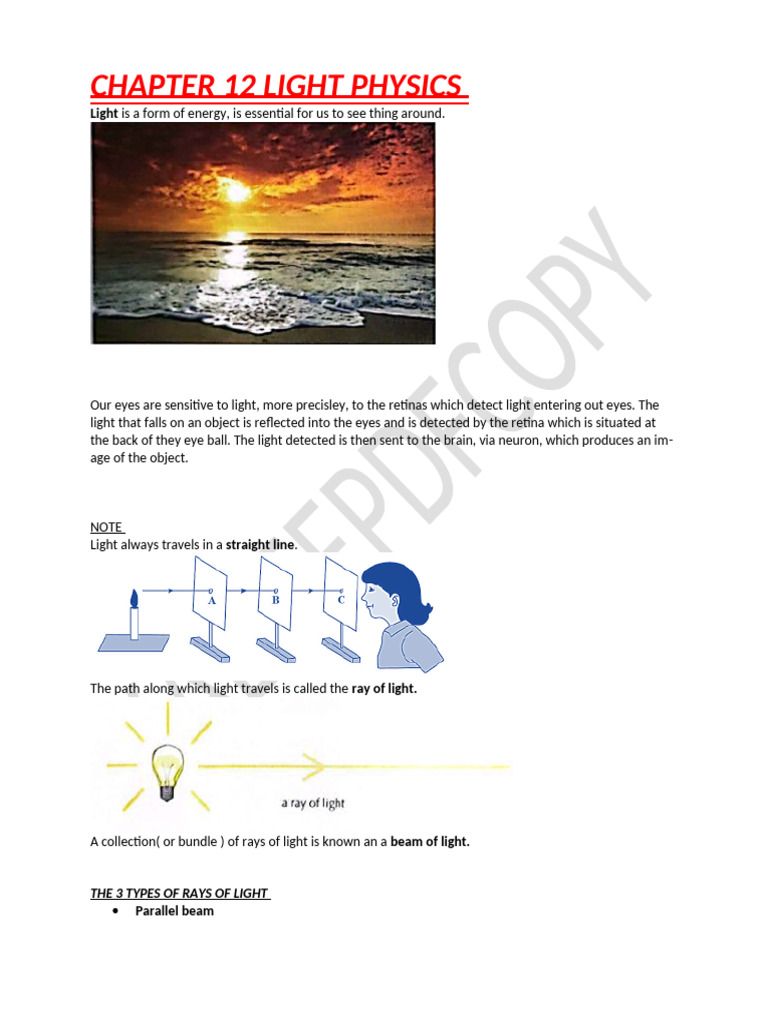Grade 11 Chapter 12 Physics | PDF