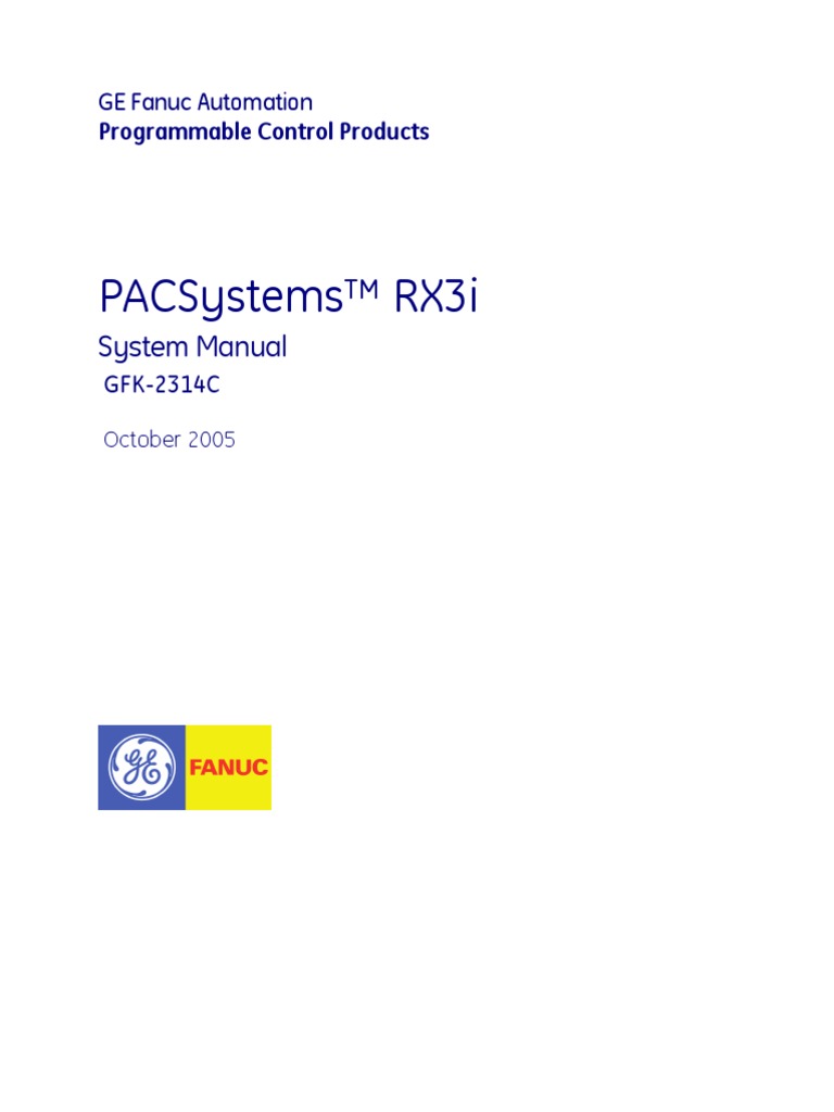 PACSystems RX3i Manual | Electrical Wiring | Programmable Logic Controller