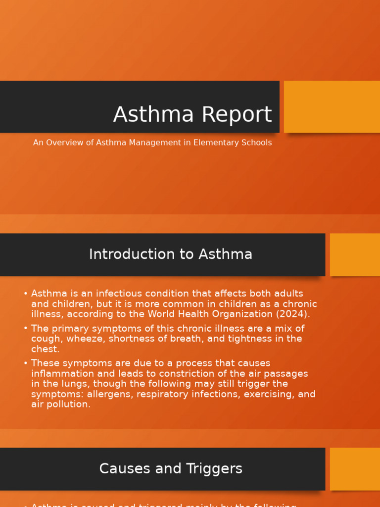 Asthma Report 1 | PDF