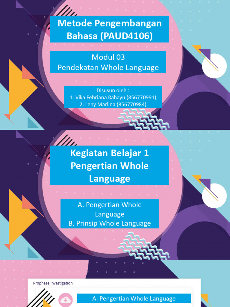 PAUD4106 - Modul 3 Dan 4 - Kelompok 1 (Leny Dan Vika) | PDF
