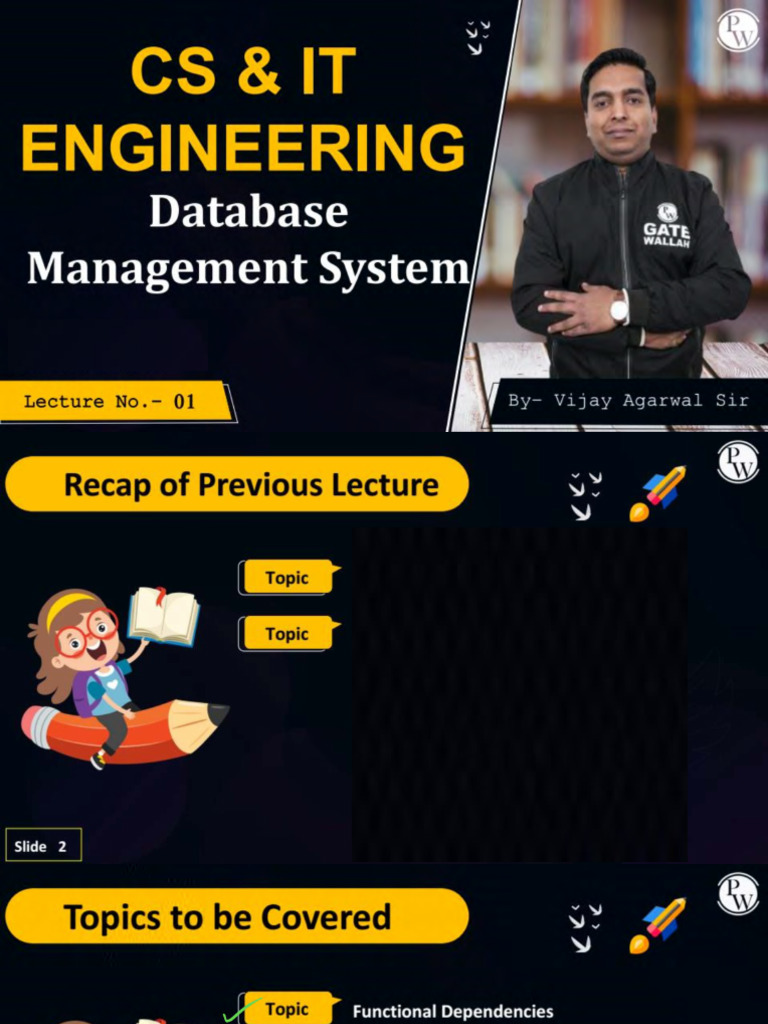 DBMS 01 - Class Notes | PDF