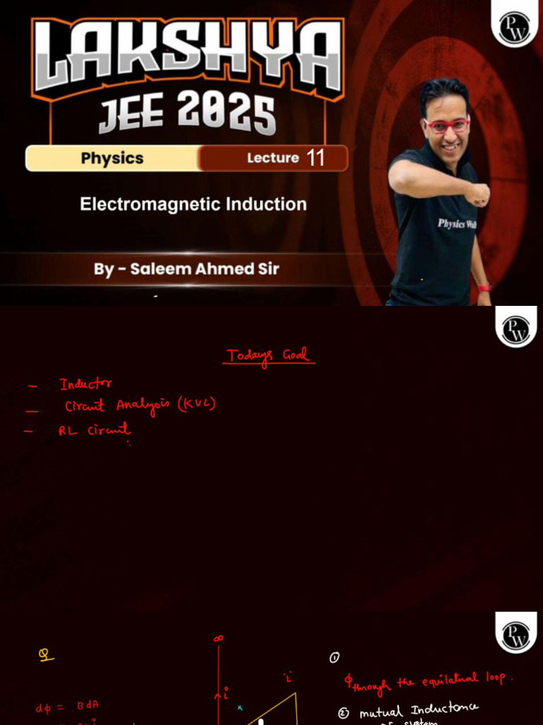 Electromagnetic Induction Class Notes | PDF
