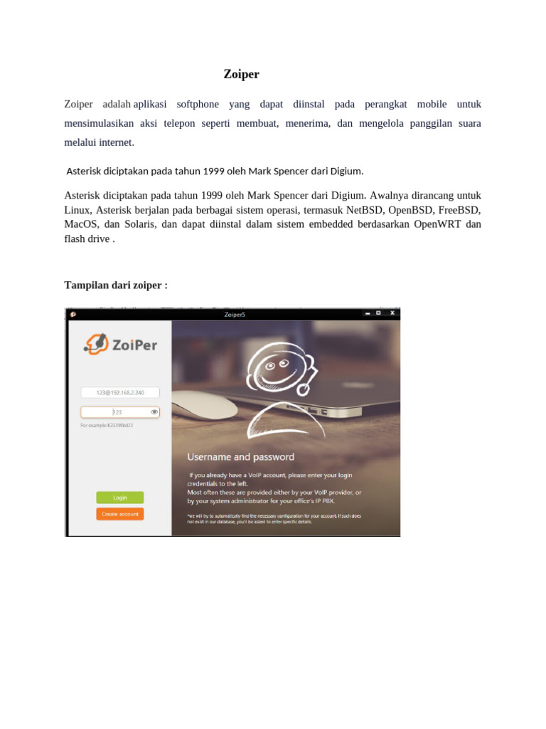 Zoiper | PDF