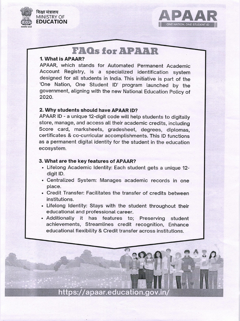 Frequently Asked Questions APAAR | PDF