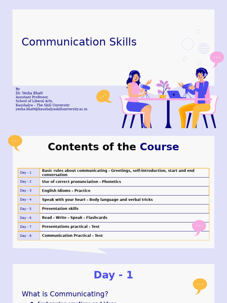 A Crash Course On Communication Skills | PDF | Smile | Career & Growth
