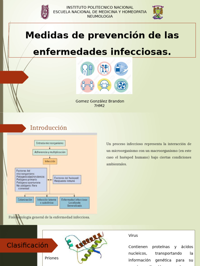 Medidas de Prevención de Las Enfermedades Infecciosas. | PDF