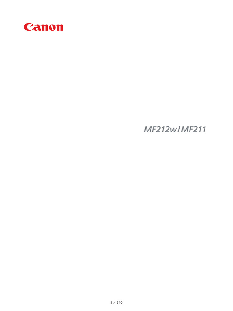 Инструкция Canon I-sensys - mf211 | PDF