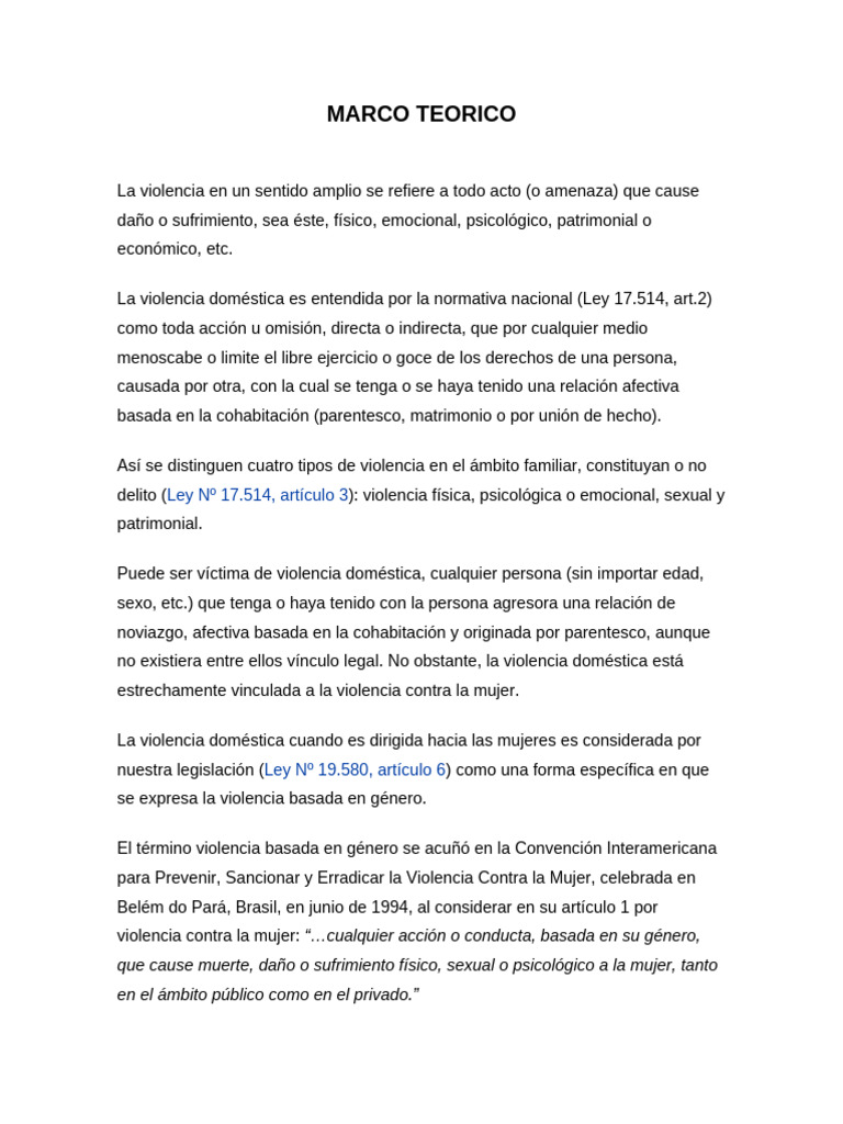 MARCO TEORICO | PDF