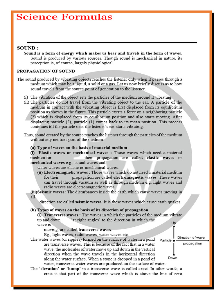 Pw Sound Class 8 Pdf