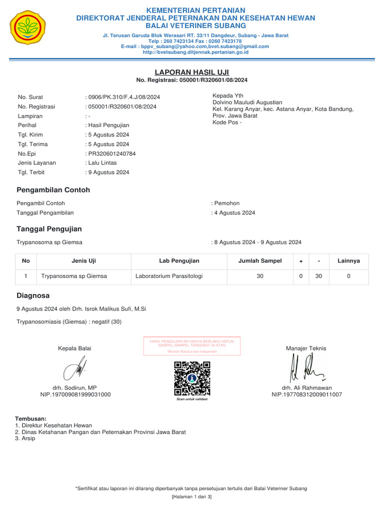 4.hasil Uji-pcr-pmk-sk-LHU | PDF