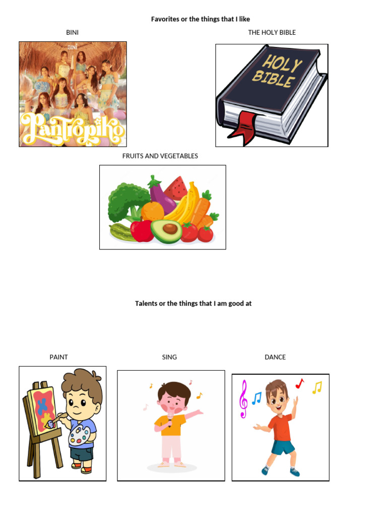 DRICH - Favorites or The Things That I Like | PDF