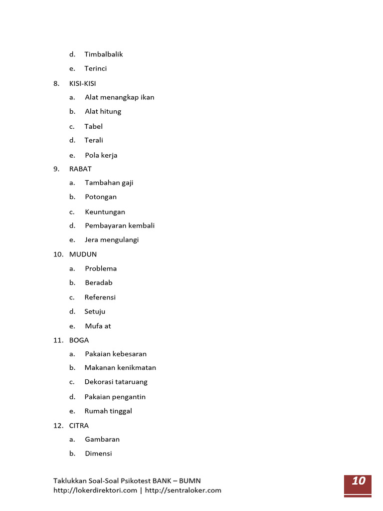 Psikotest Contoh Soal Psikotest Hal57 | PDF