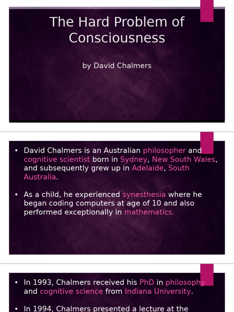 The Hard Problem of Consciousness | PDF