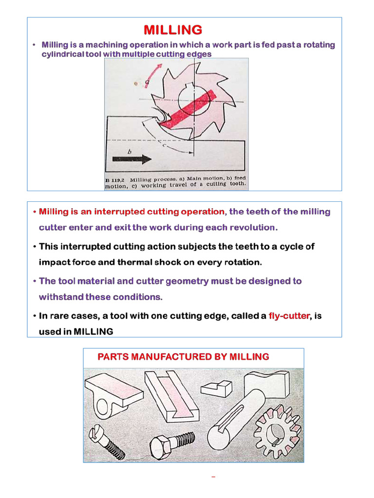 MP UNIT 4 - Milling | PDF