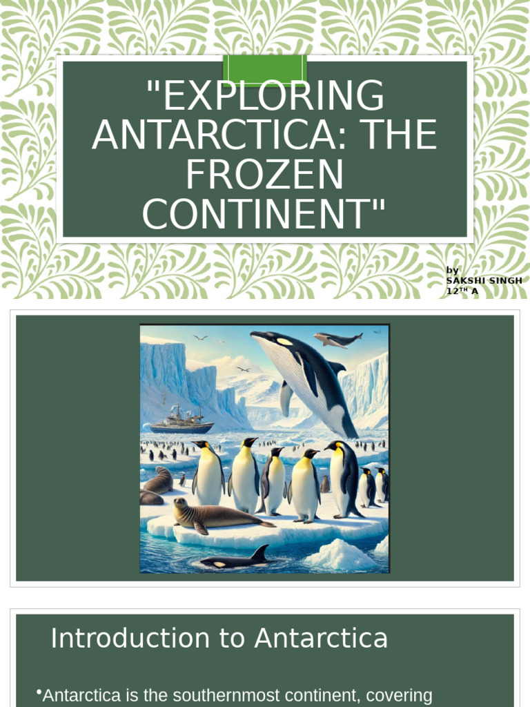 On Antarctic | PDF