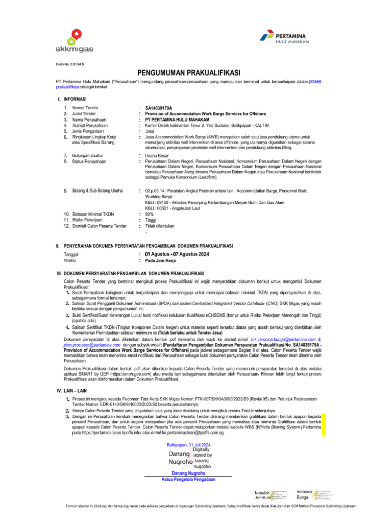 WORK BARGE PHM | PDF