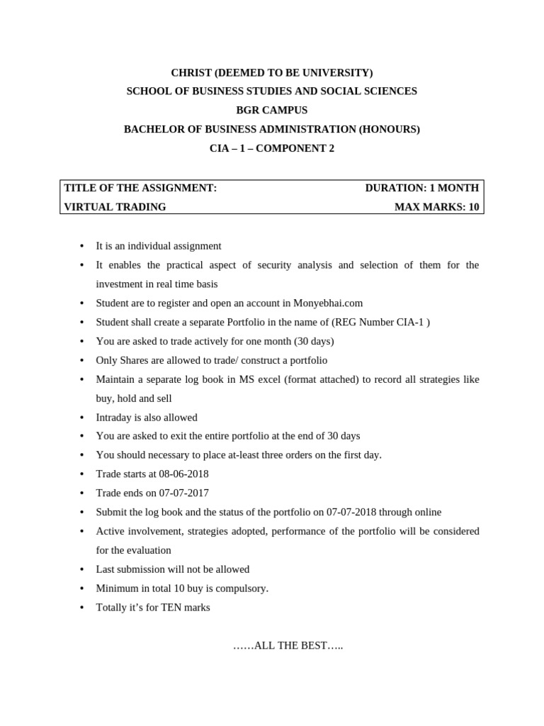 SAPM 2018 CIA 1 A | PDF