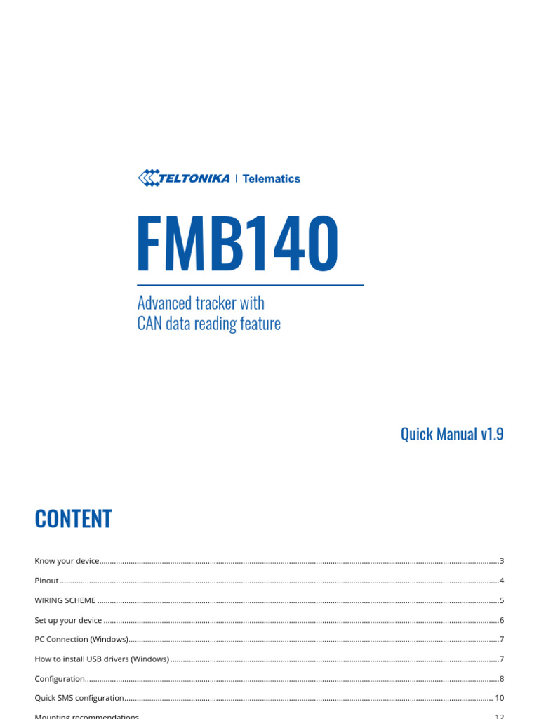 QM FMB140 | PDF
