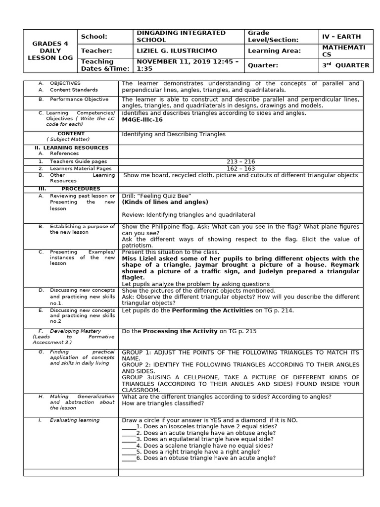Cot Math q3-DLP | PDF