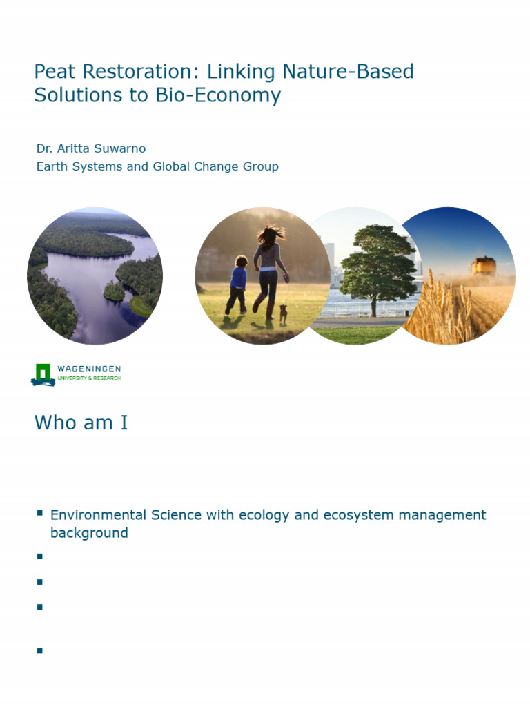 Peat Restoration Linking NBS To Bioeconomy | PDF