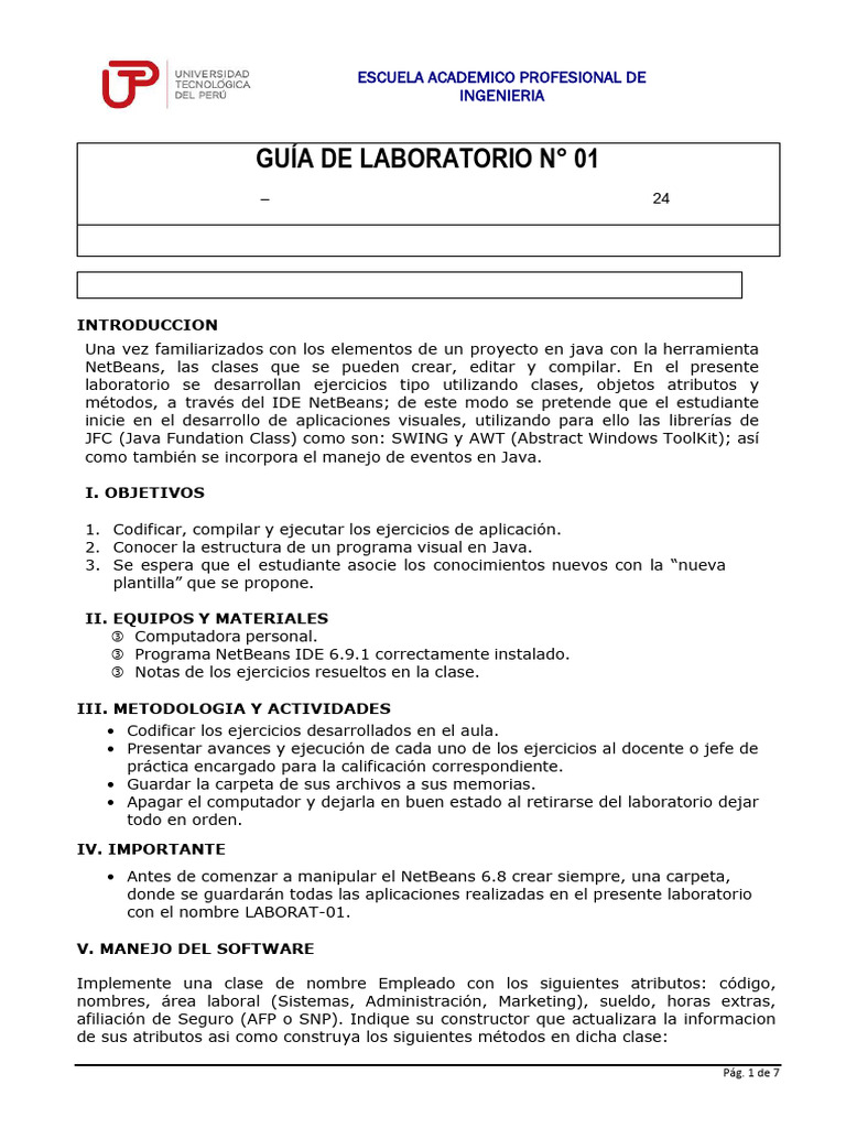 Clases Resuelto y Propuesto - Guia N01 | PDF