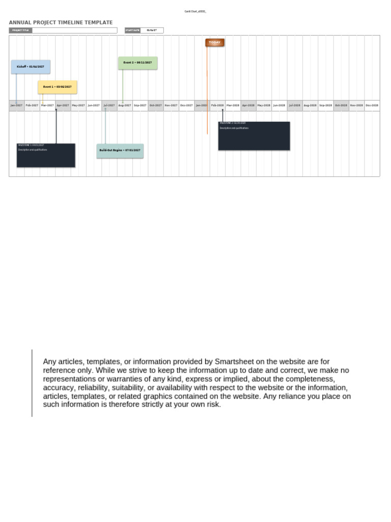 IC Annual Project Timeline 10649 | PDF