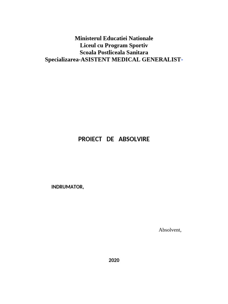 Proiect de Licenta Ingrijirea Pacientului Cu Angina Pectorala | PDF