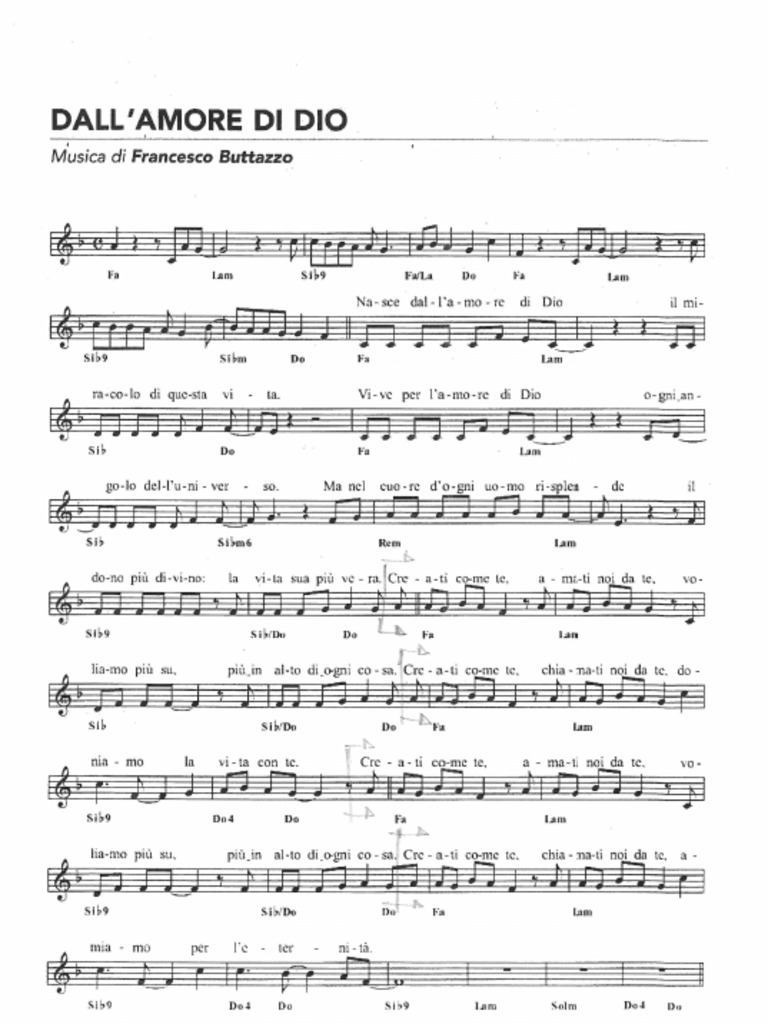 100 - Dall'amore Di Dio - Buttazzo Natale | PDF