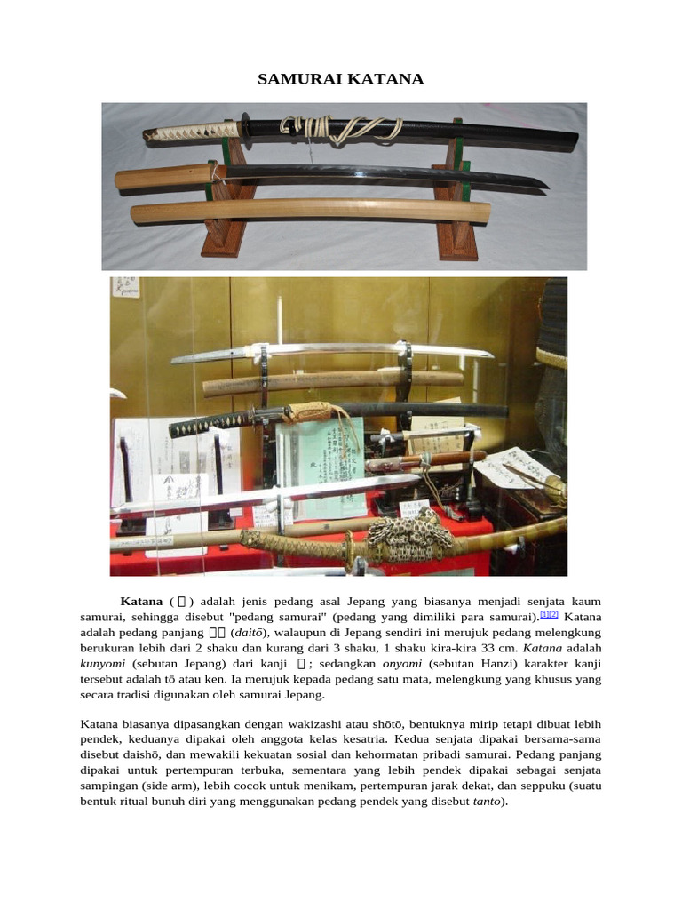 SAMURAI KATANA | PDF