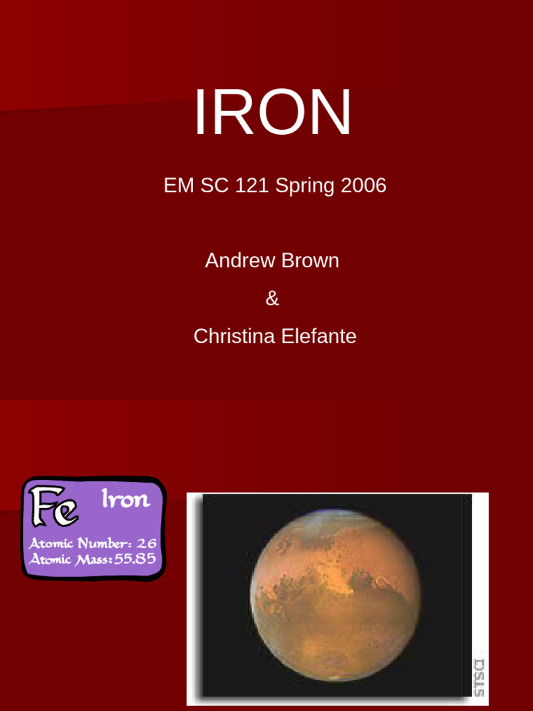 Iron Presentation | PDF