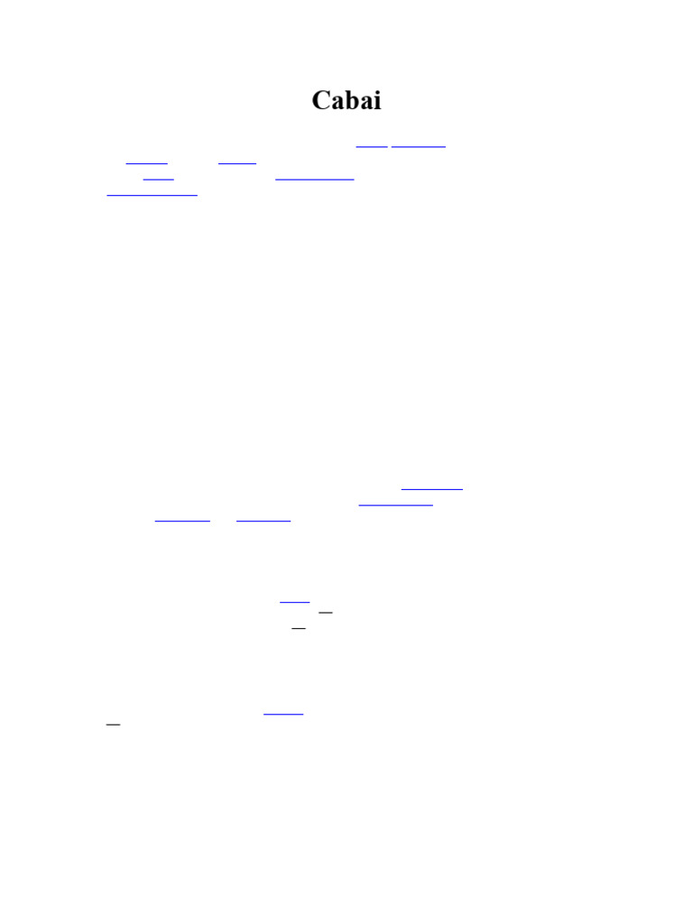 Cabai | PDF