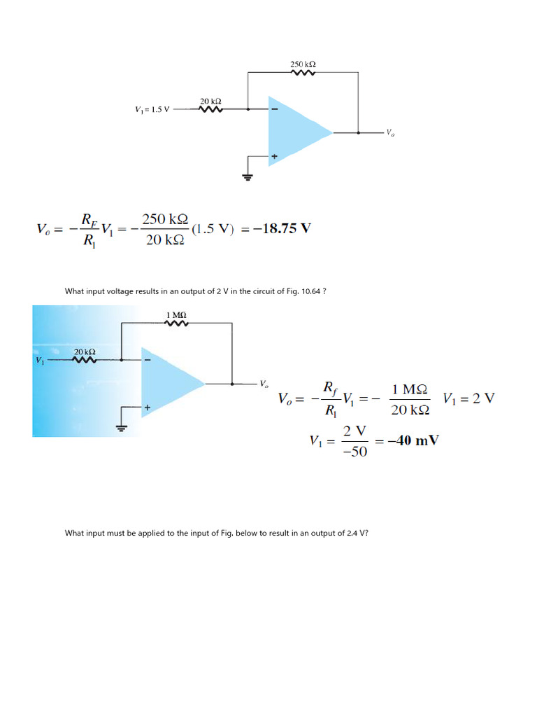 Assignment 3A With Solution OP - AMP | PDF