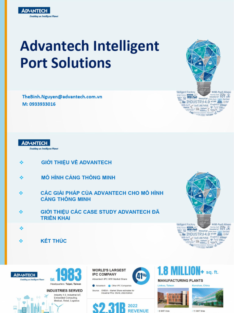 Advantech Intelligent Port Solutions Pdf