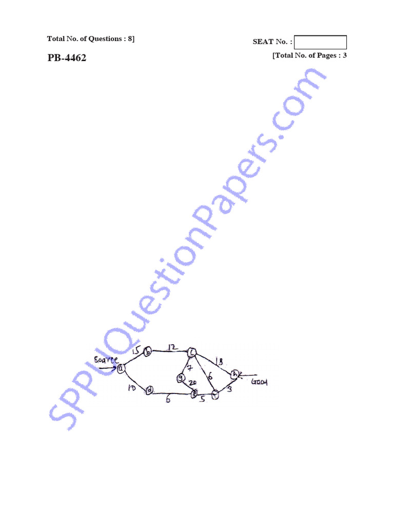 Be Computer Engineering Semester 4 2024 May Data Structures and Algorithms Dsa Pattern 2019 | PDF