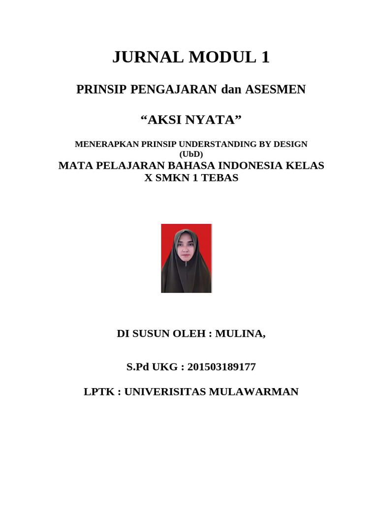 Jurnal Modul 1 Mulina | PDF