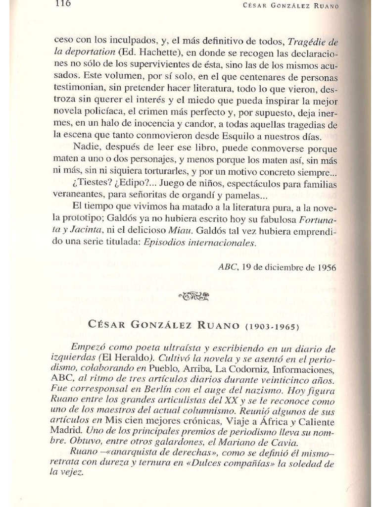 César González Ruano, Dulces Compañías, ABC, 4 de Octubre de 1962 | PDF