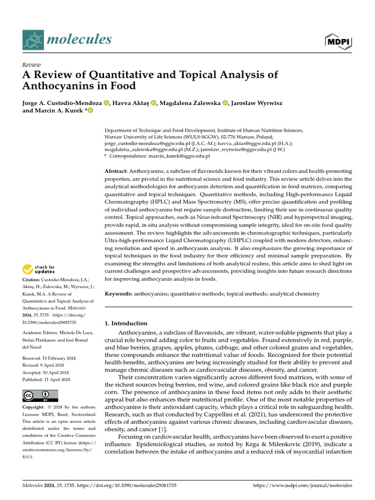 A Review of Quantitative and Topical Analysis of A | PDF