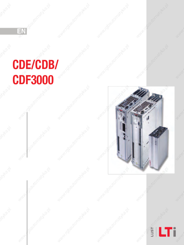 CDB34.010C2.4 - H29 Servo Drive 4KW Lust Lti Manual | PDF