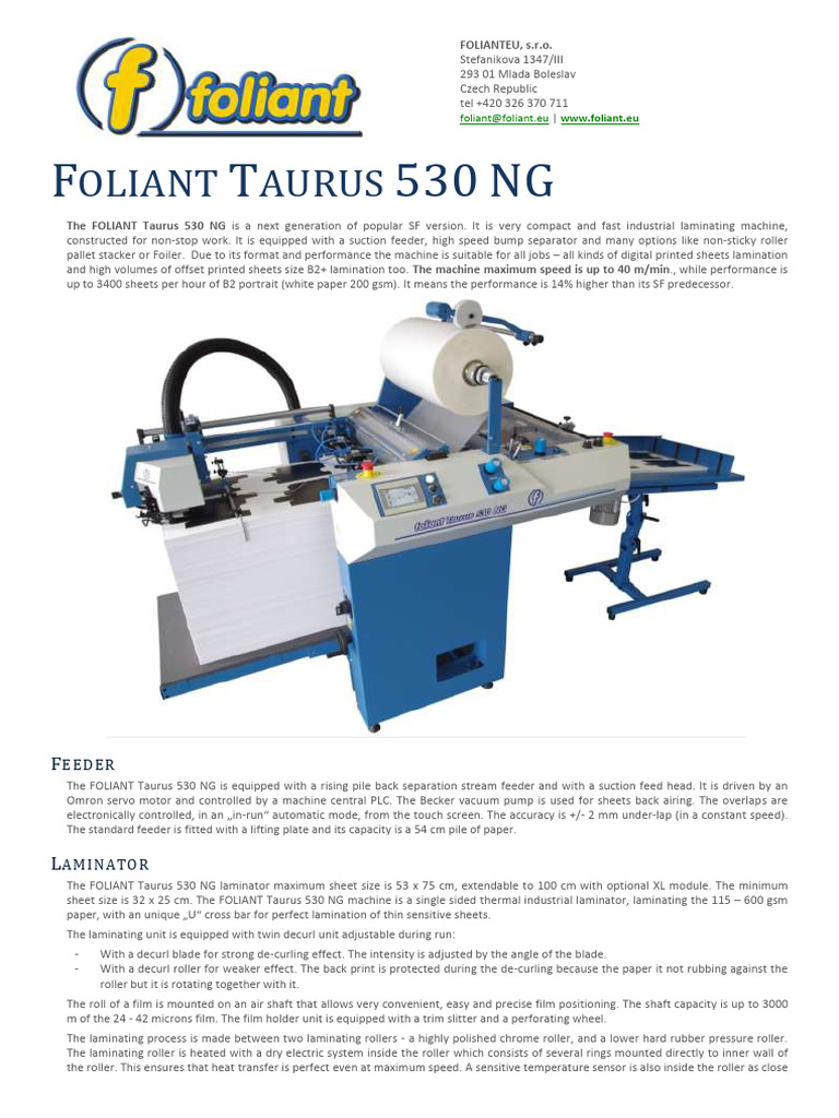 En Foliant Taurus 530 Ng (1) | PDF