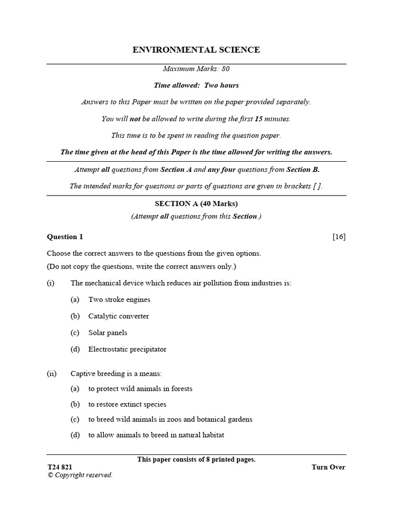 Icse 2024 - 821 Evs | PDF