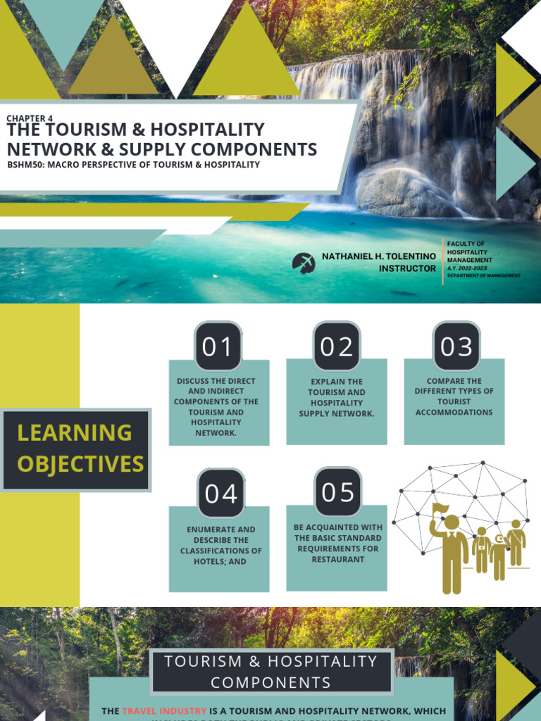 Chapter 4 The Tourism & Hospitality Network and Supply Components | PDF