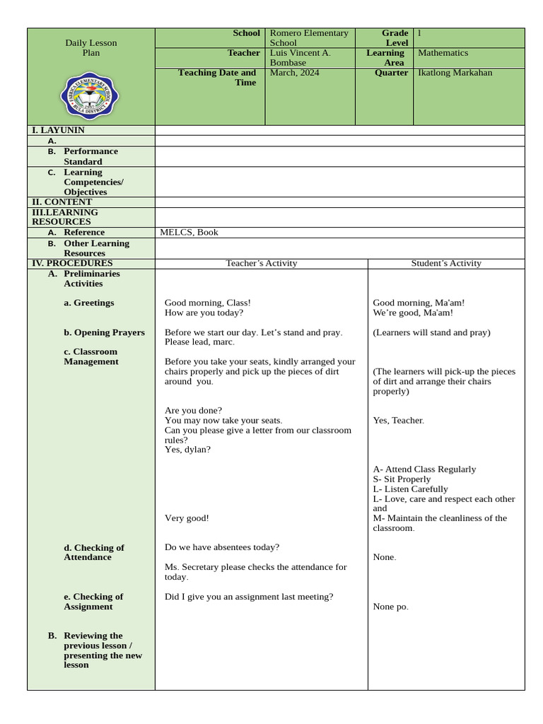 Revised Science DLP | PDF