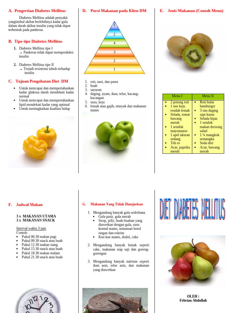 Leaflet DM 1 | PDF | Diabetes