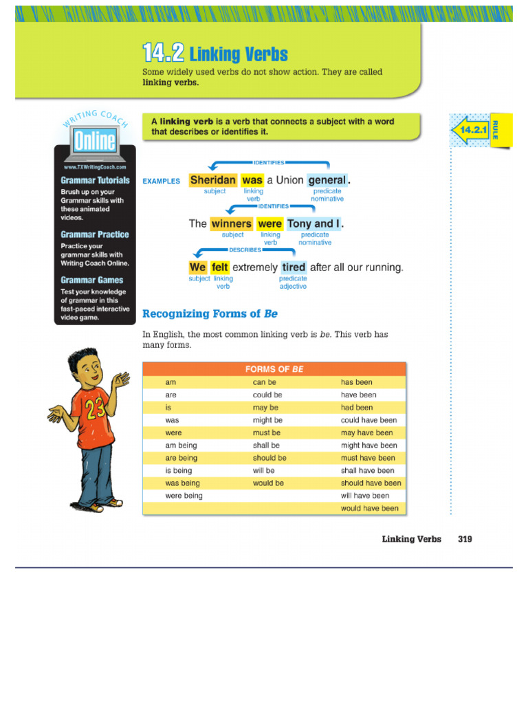 linking_verbs_combined_with_homework | PDF